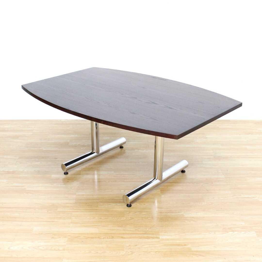 British Chrome Table by Tim Bates for Pieff Furniture Post Modern ...