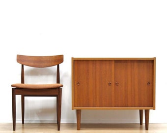 Mid Century Danish Modern Teak Cabinet - Etsy