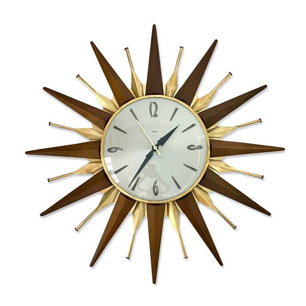 Starburst Clock - Etsy