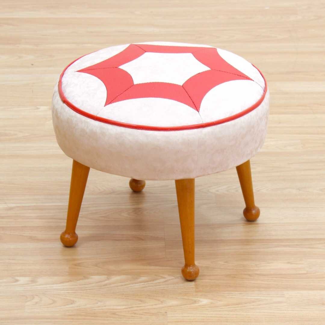 Atomic Design Footstool by Genuine Sherborne England Mid Century Vanity ...