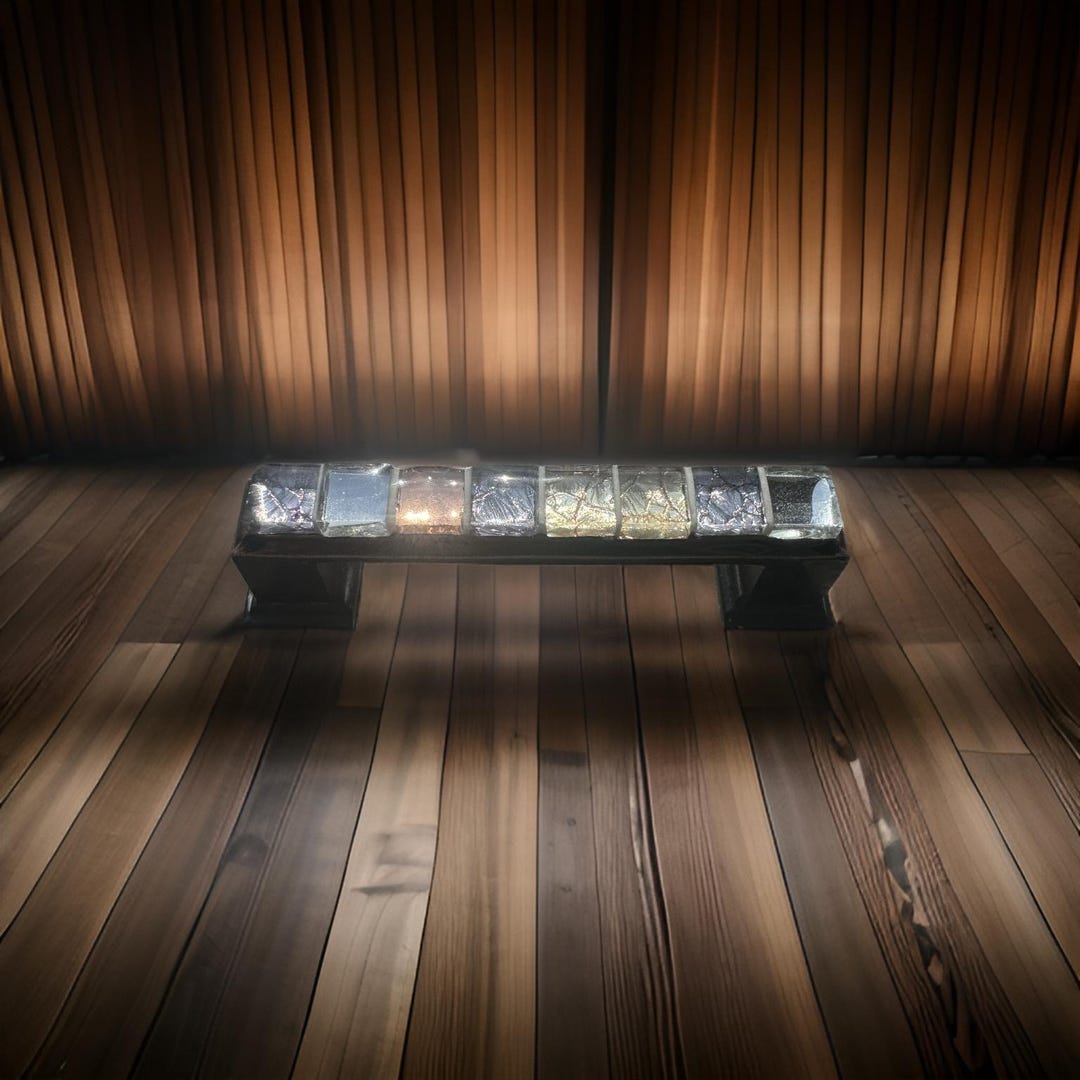 Starry Night Lights Mini-stained Glass Tile Cabinet Drawer Pull - Etsy