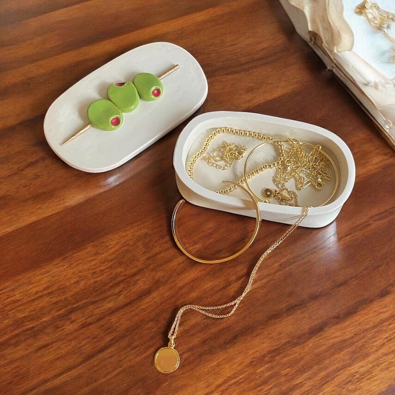 Ceramic Food Trinket Dish - Etsy