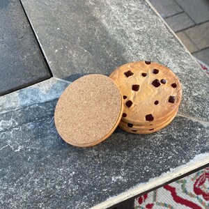 Chocolate Chip Cookie Coaster Set of 4 - Etsy UK