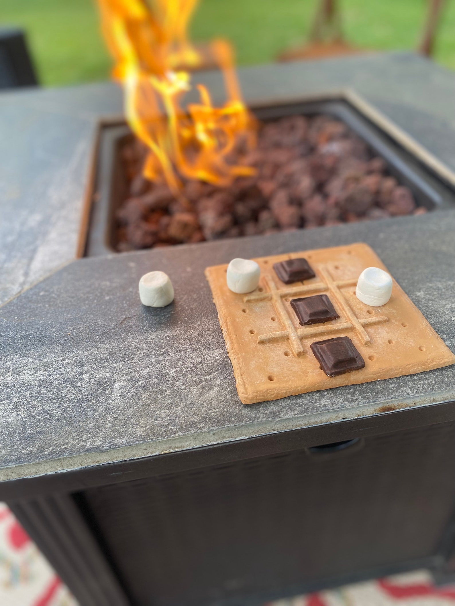 Tic Tac Toe Board Clay Smores Inspired Clay Tic Tac Toe Game - Etsy UK
