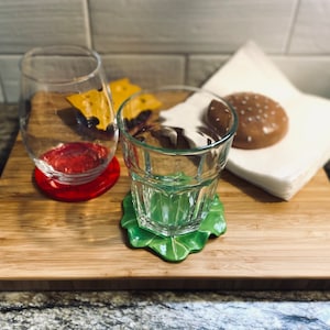 Handmade Burger Coaster Set, Handmade Hamburger Drink Coasters - Etsy ...