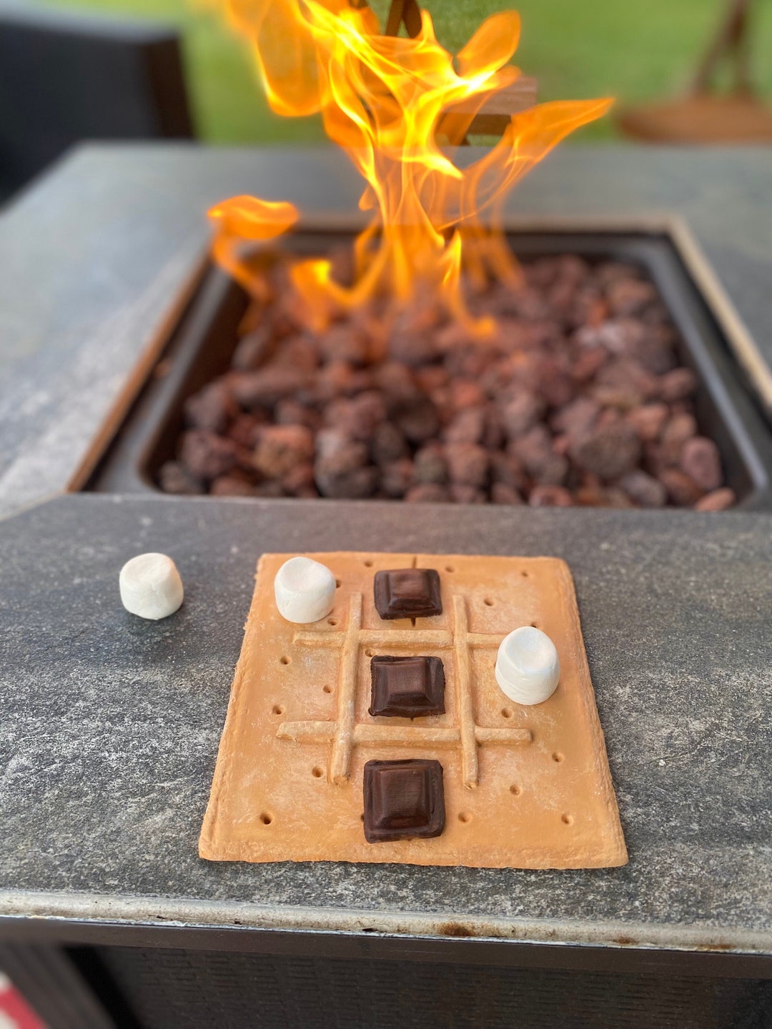 Tic Tac Toe Board, S’mores Inspired Clay Tic Tac Toe Game - Etsy