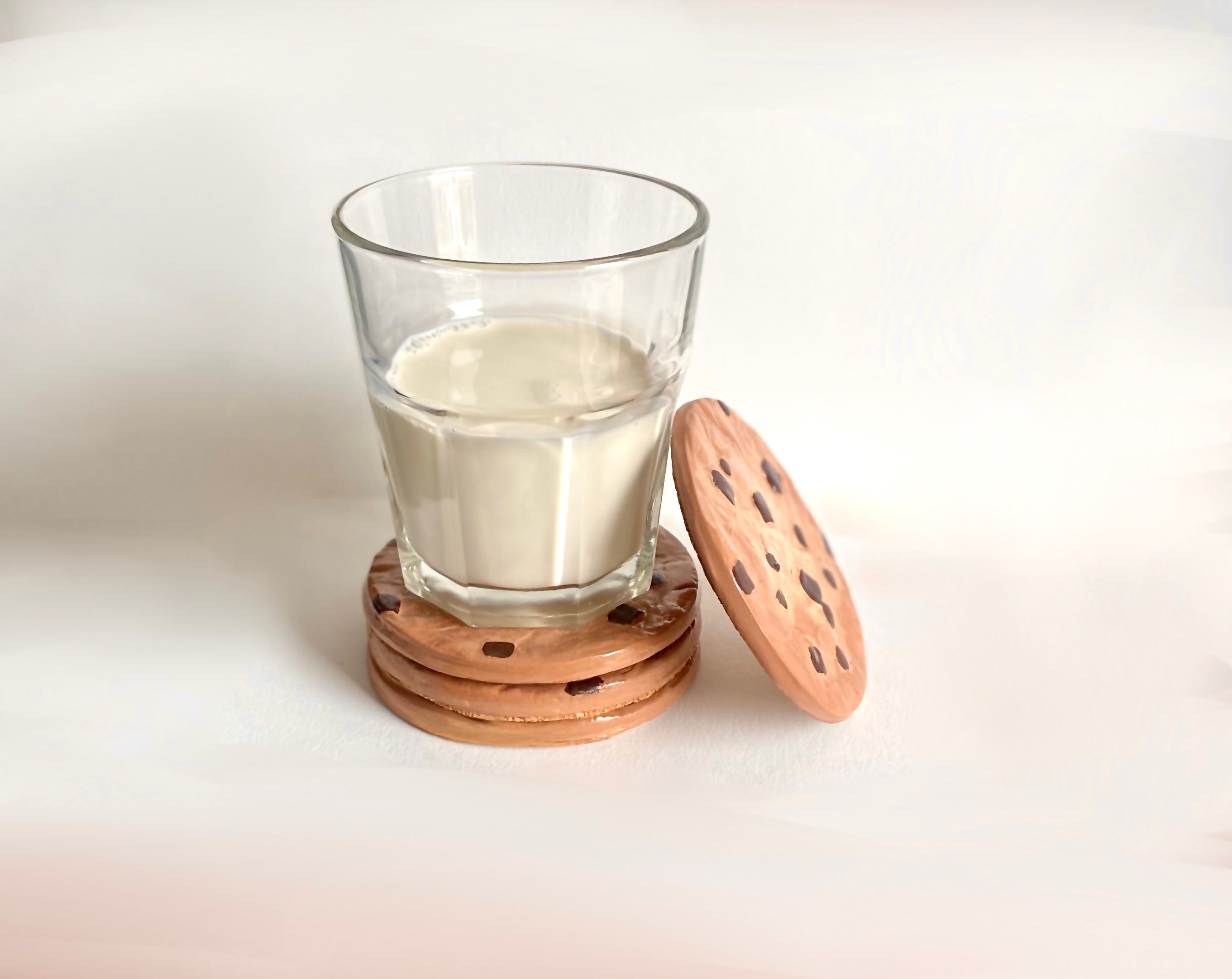 Chocolate Chip Cookie Coaster Set of 4 - Etsy