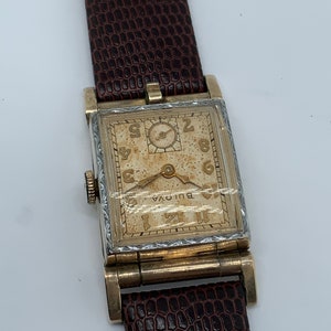 Vintage Bulova 17j Men's Flip-top Photo Watch RARE MODEL - Etsy