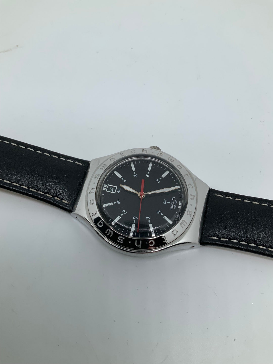 Swatch Irony Stainless Steel Mens Wristwatch - Etsy