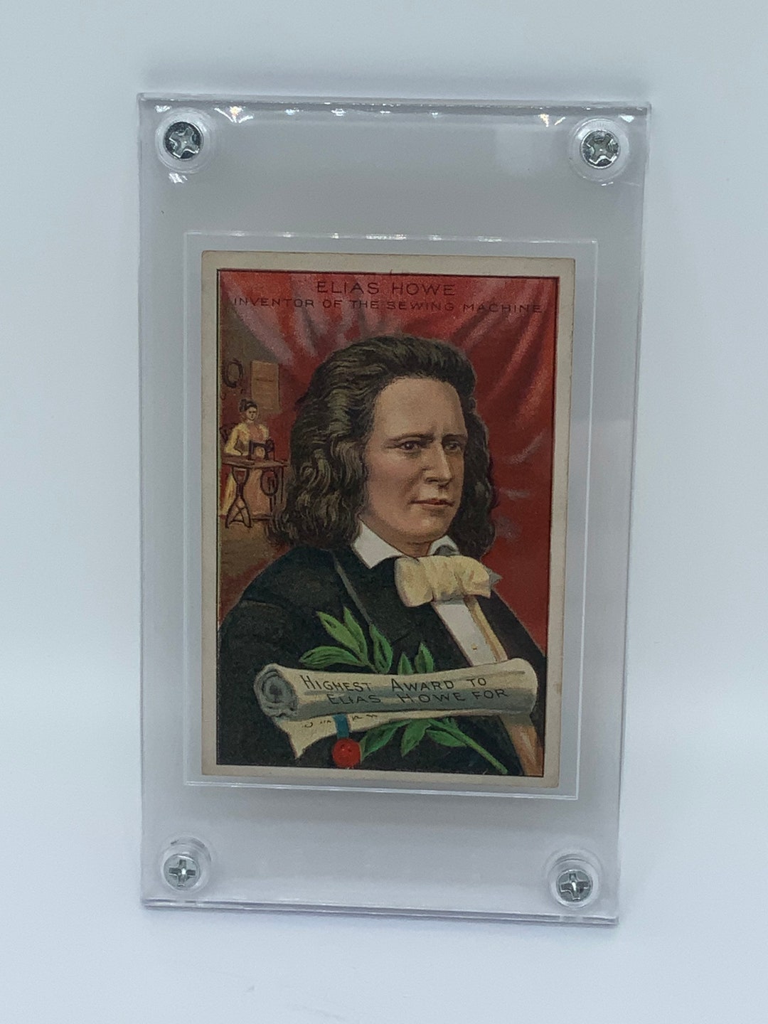 1910 Elias Howe Heroes of History Series Tobacco Trading Card - Etsy