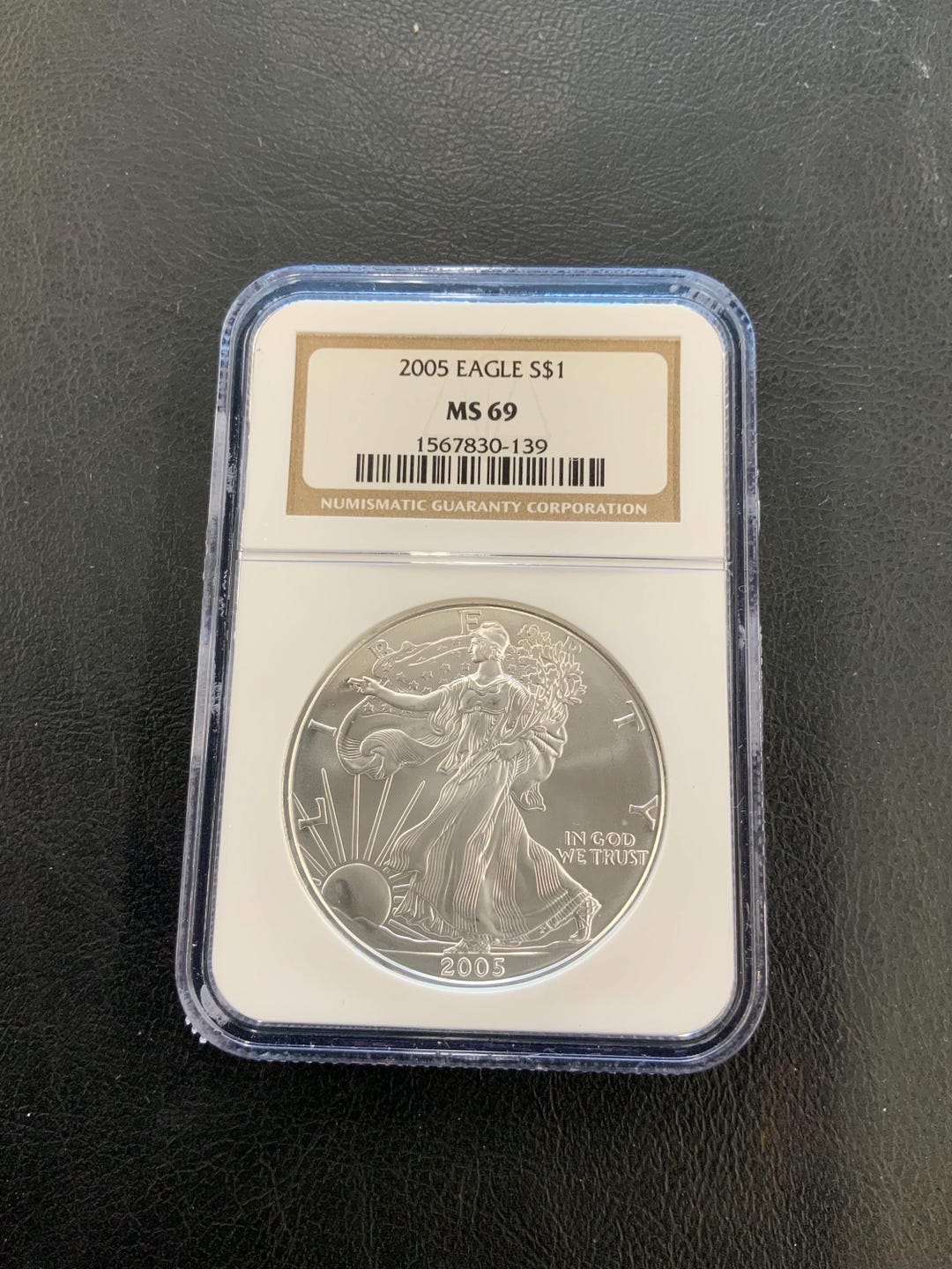 2005 American Silver Eagle 1oz 999 Fine Silver NGC MS69 - Etsy