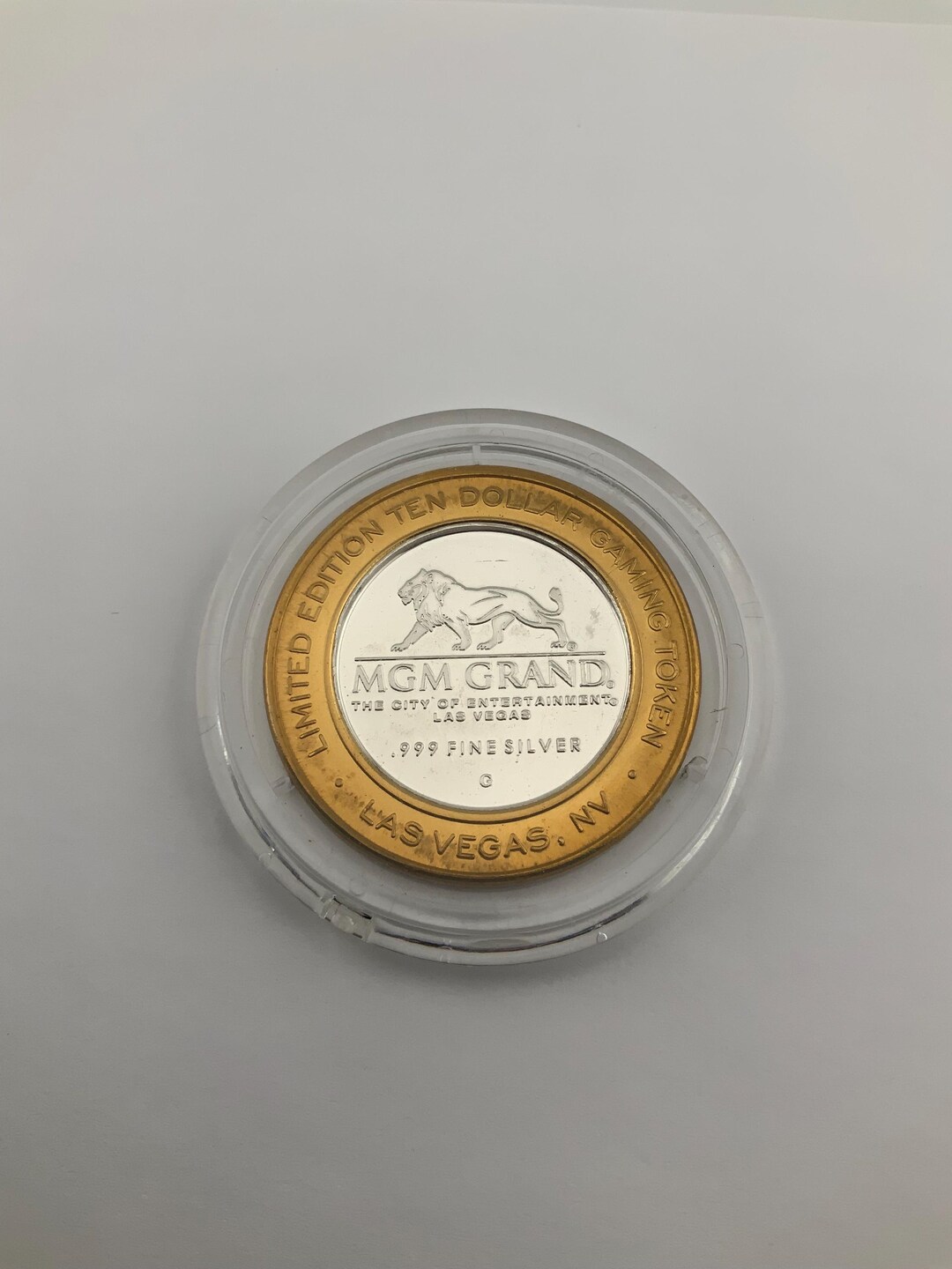 Vintage MGM Grand Hotel Las Vegas Nevada. .999 Silver Token - Etsy
