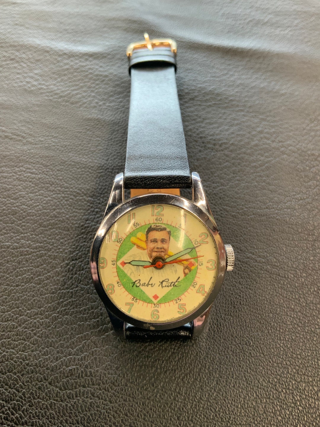 Vintage Babe Ruth Wind-up Wristwatch - Etsy