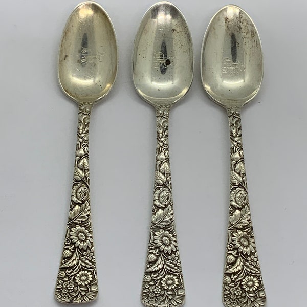 Repousse Silver - Etsy