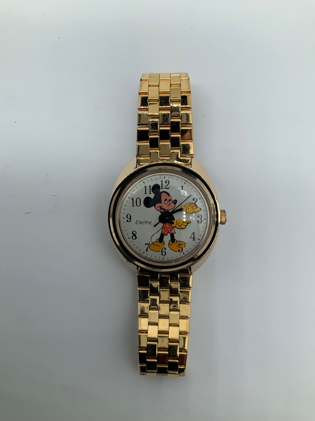 Vintage Timex Mickey Mouse Electric Wristwatch - Etsy