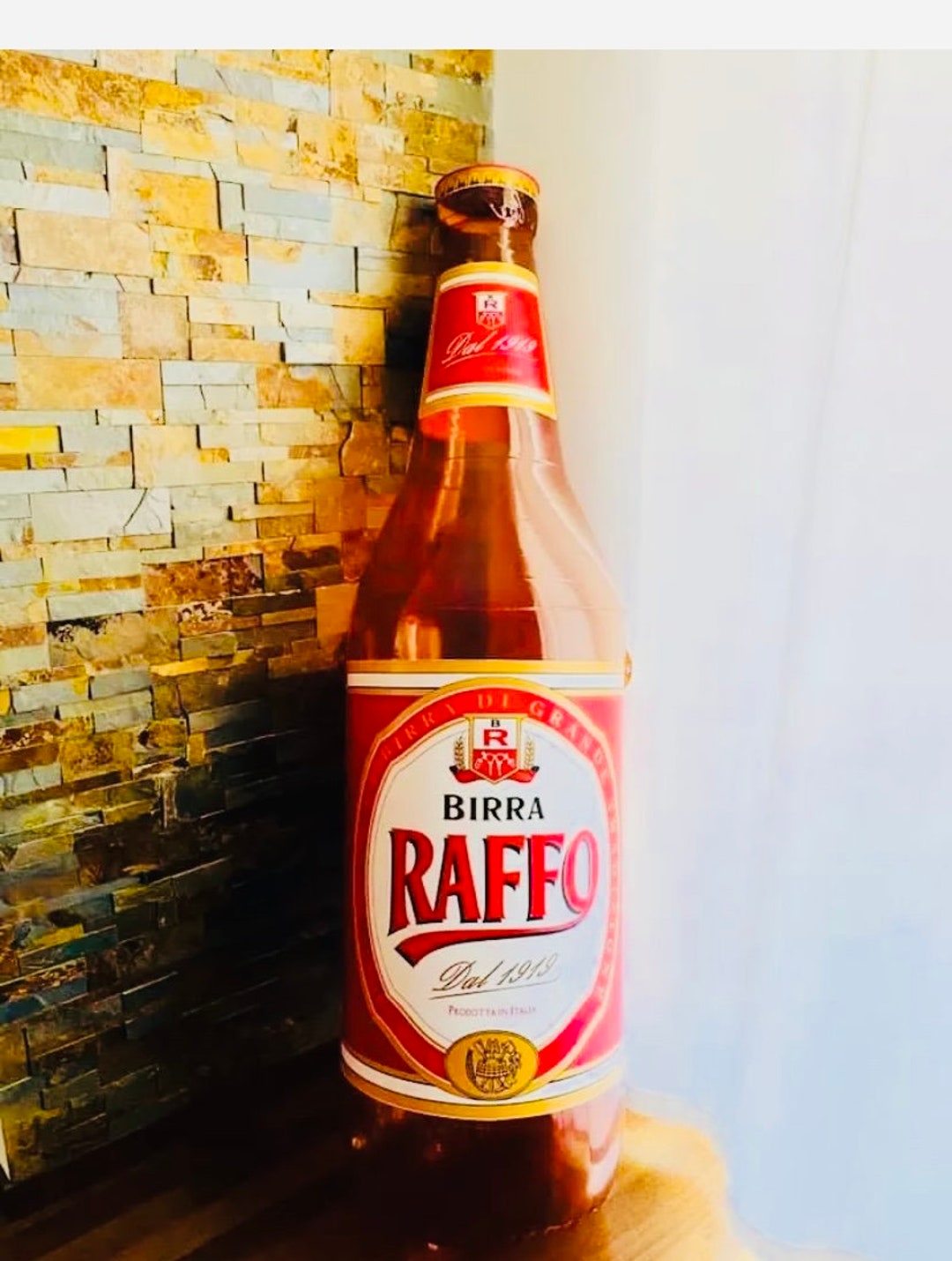 BEER RAFFO Taranto Huge Inflatable Bottle Vintage 80s - Etsy