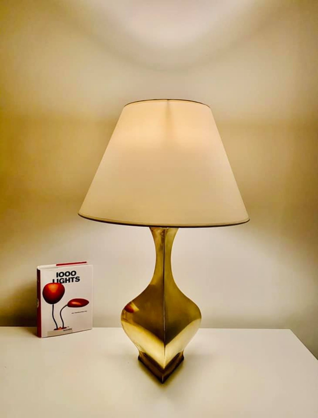 Piramide Lamp High Society Design Montagna Grillo Toniello 70s Brass ...