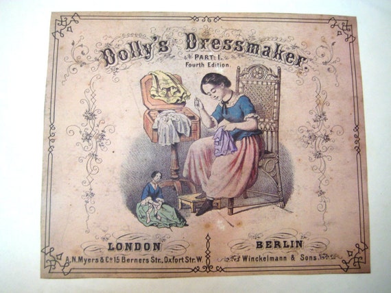 Dolly's Dressmaker Antique Doll Patterns 18 PDF INSTANT | Etsy