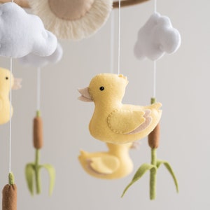Baby Mobile Yellow Duck, Duck Pond, Lake Nursery Decor. - Etsy
