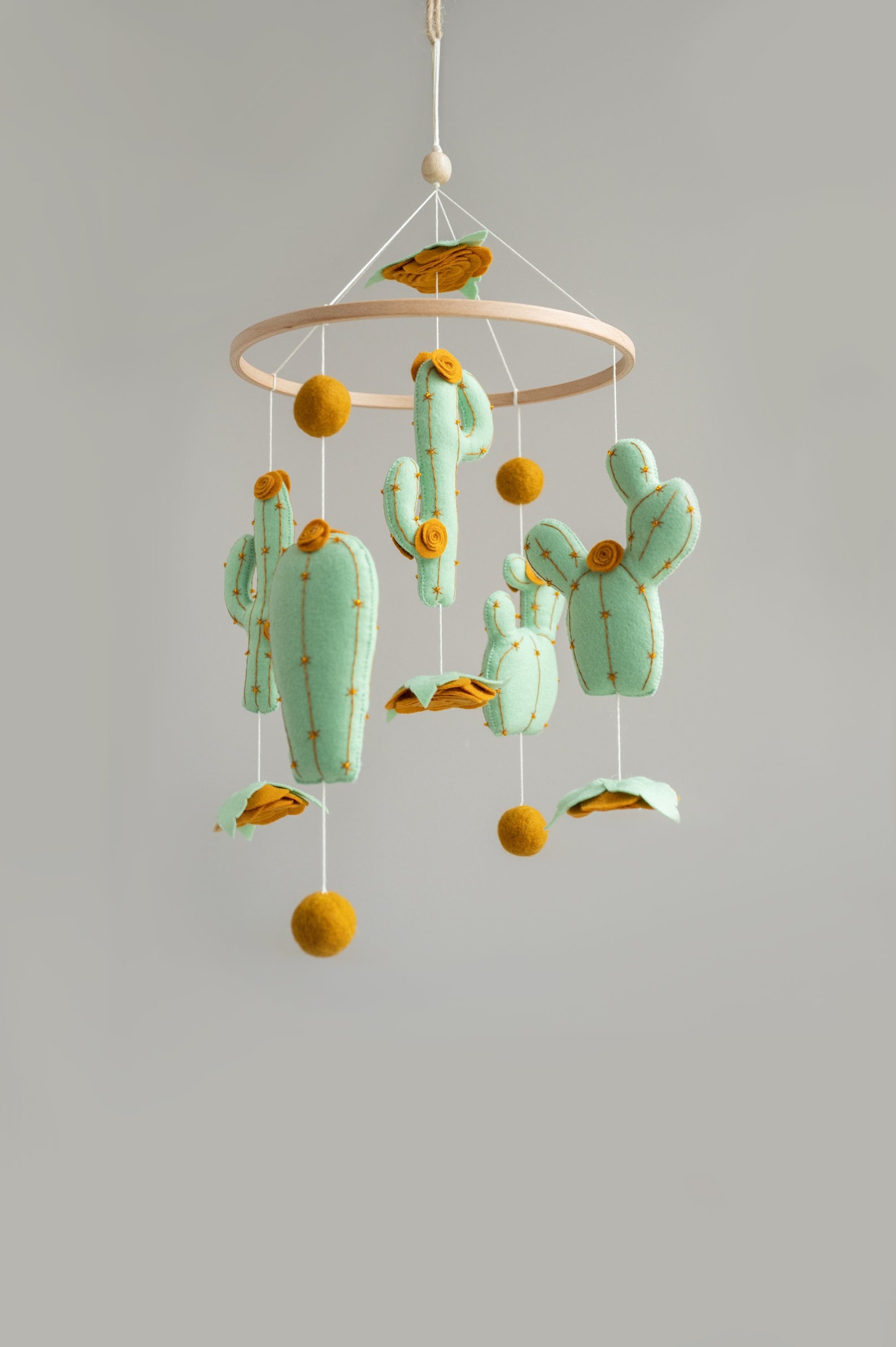 Cactus Baby Mobile Cactus Decor Desert Nursery Decor | Etsy
