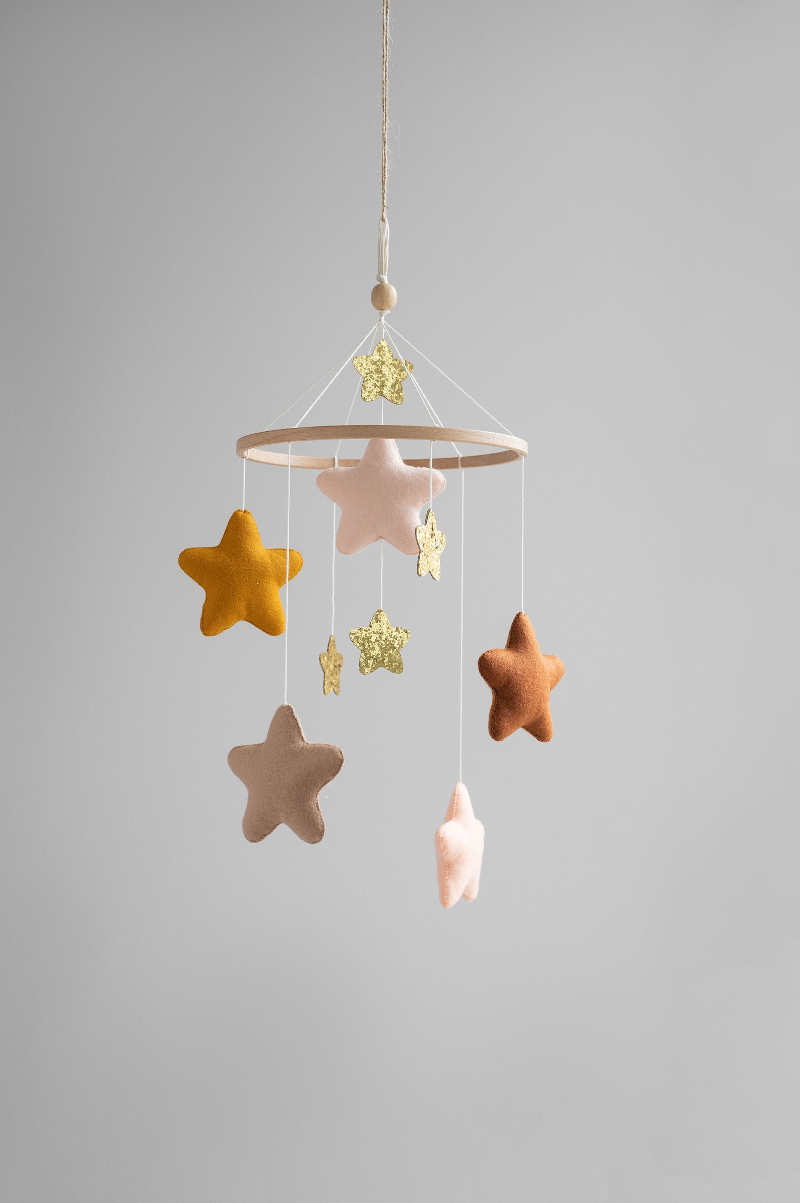 Star Baby Mobile Gold Nursery Decor Neutral Gender Nursery | Etsy