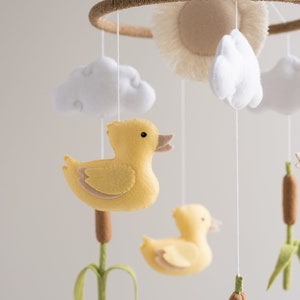 Baby Mobile Yellow Duck, Duck Pond, Lake Nursery Decor. - Etsy