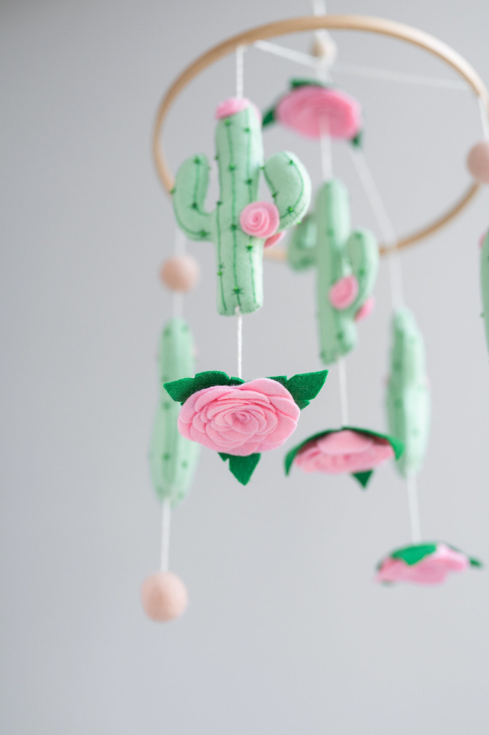 Cactus Baby Mobile Cactus Nursery Decor Cacti Mobile Felt | Etsy