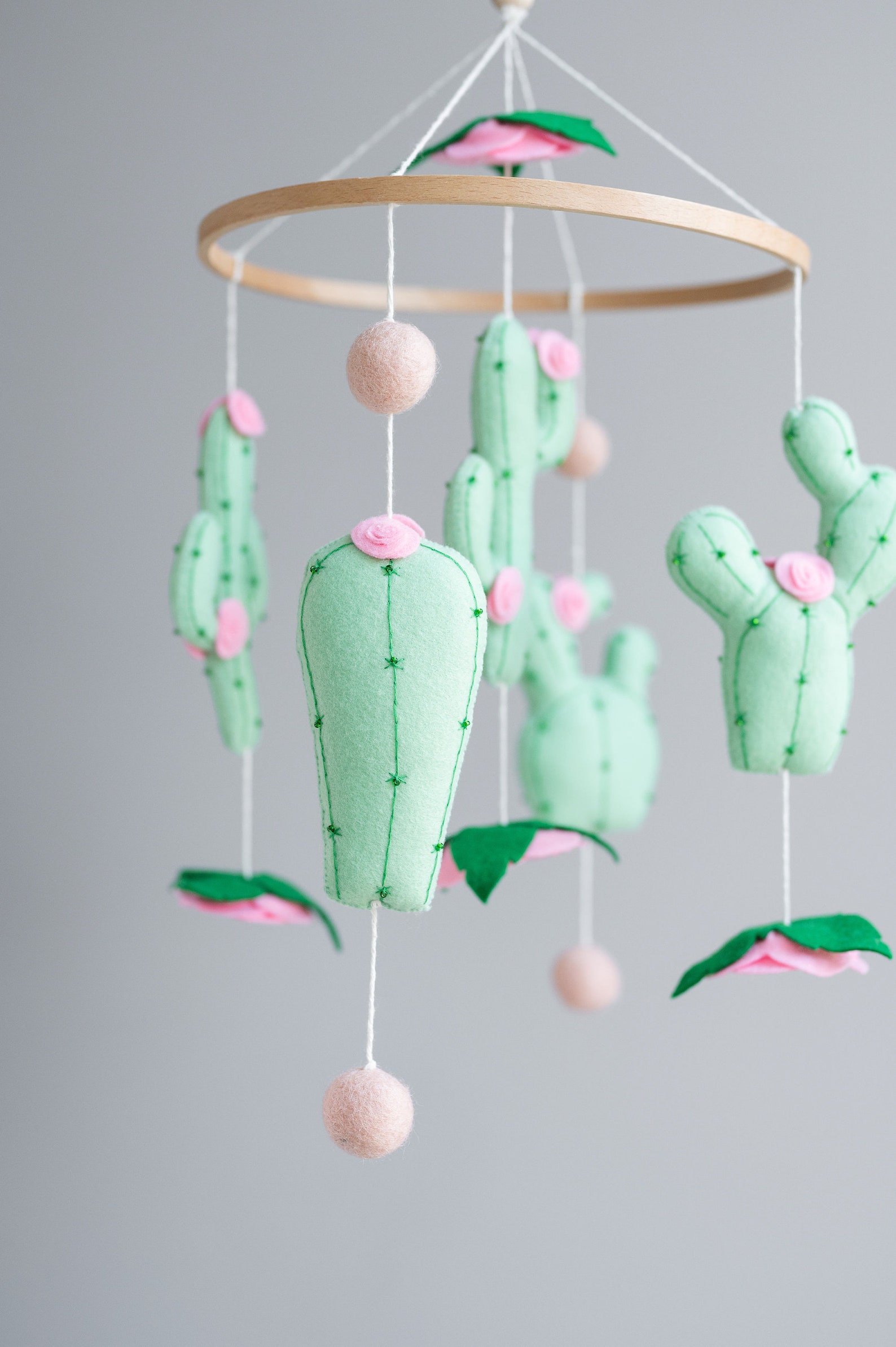 Cactus Baby Mobile Cactus Nursery Decor Cacti Mobile Felt | Etsy