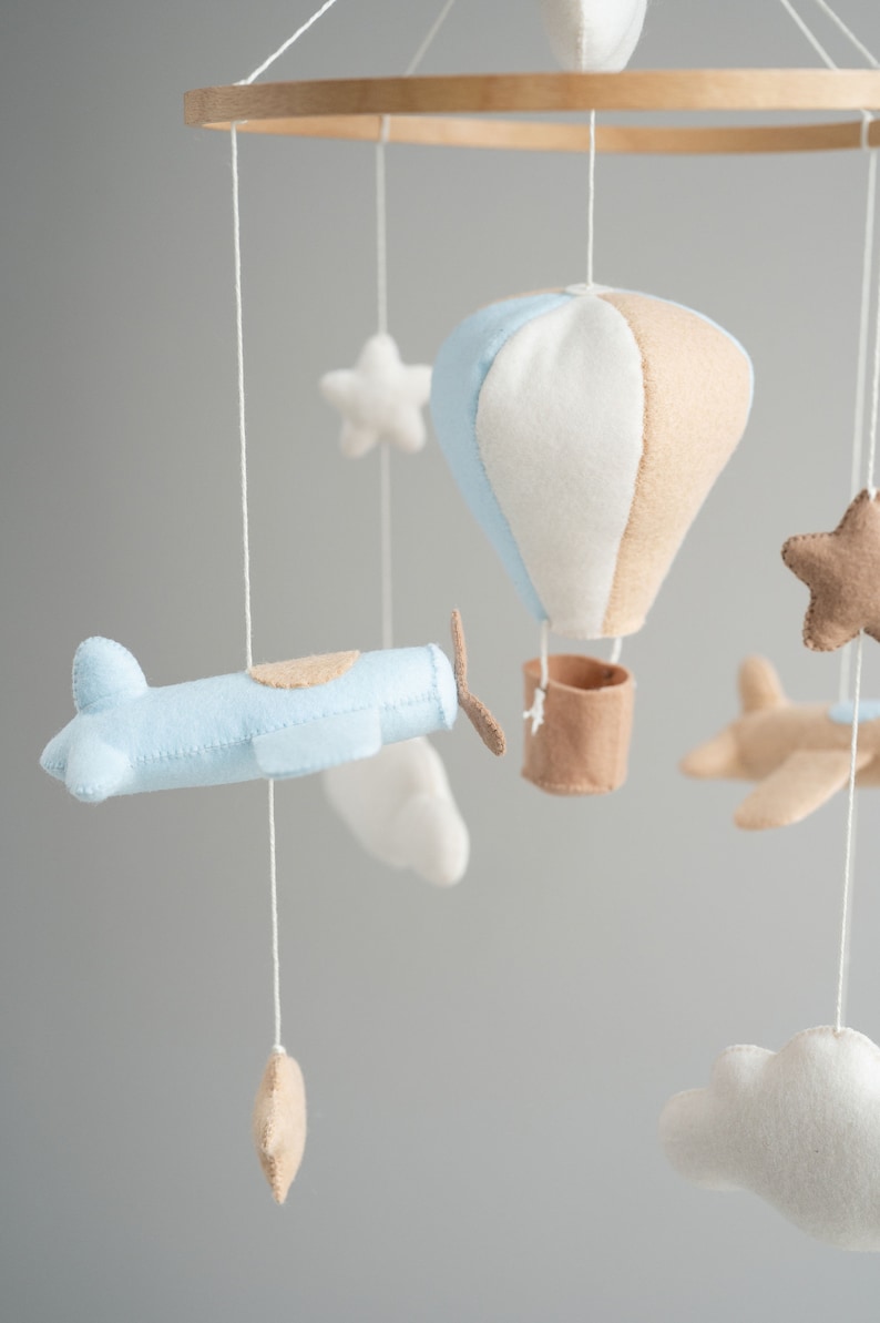 Travel Nursery Mobile, Airplane Baby Mobile, Adventure Nursery ...