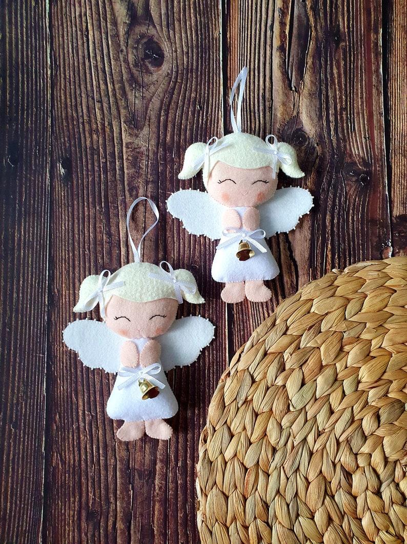 Felt Angel Ornament Christmas Clearance Christmas Tree Decor | Etsy