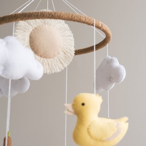 Baby Mobile Yellow Duck, Duck Pond, Lake Nursery Decor. - Etsy