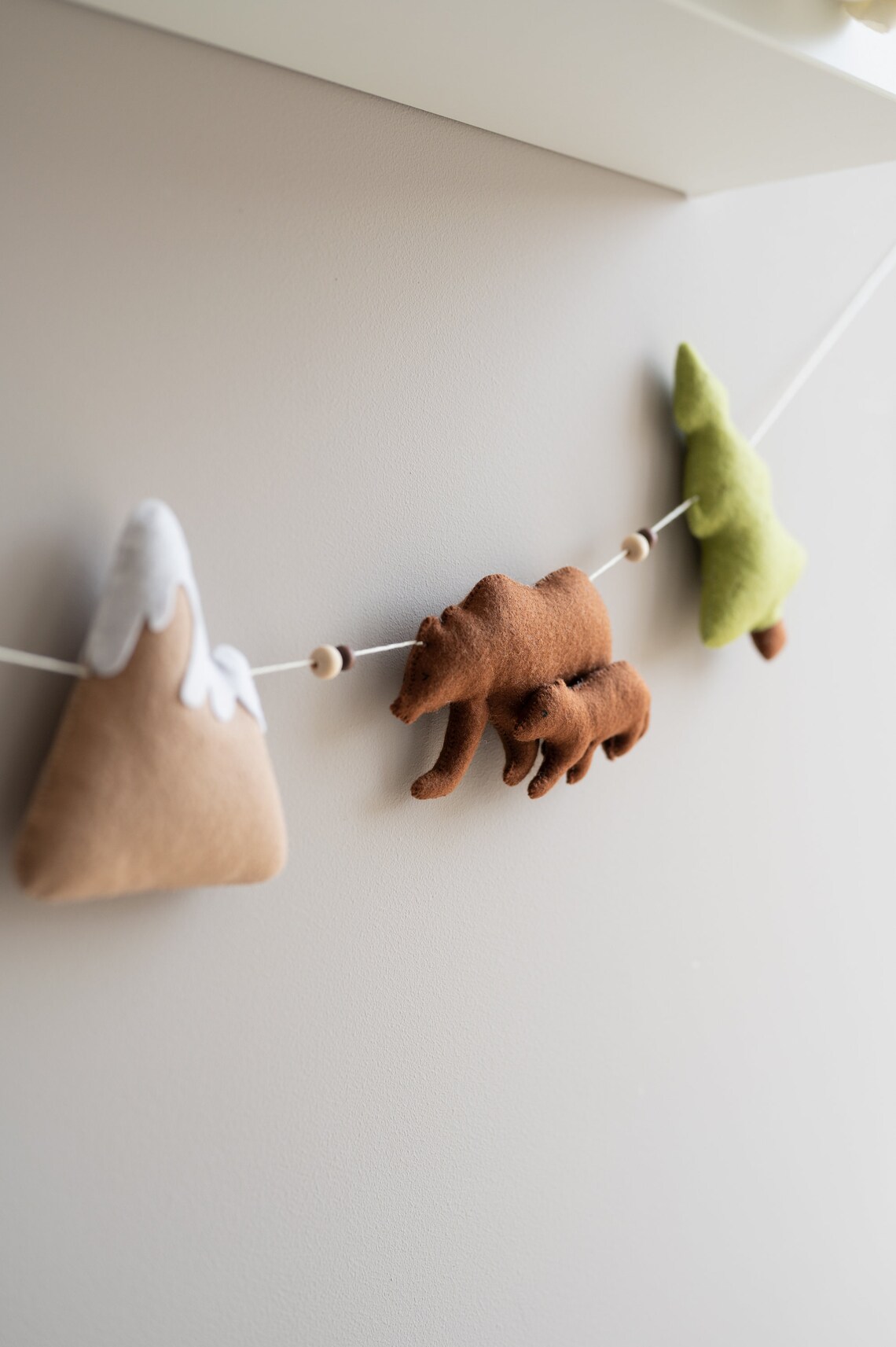 Felt Garland Woodland Nursery Decor Felt Animals - Etsy