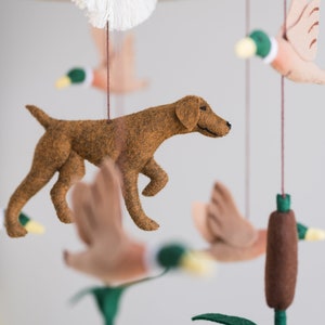 Duck Mobile for Crib, Mallard Duck Nursery Decor, German Shorthaired ...