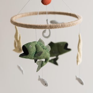 Bass Fishing Baby Mobile – Lake Theme Nursery Decor - Etsy