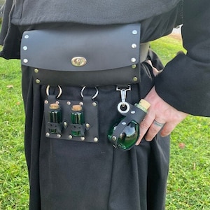 Leather Potion Vial Holster: Custom Costume Pouch - Etsy