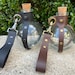 Leather and Glass Potion Bottle With Lanyard Hook - Etsy