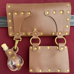 Leather Potion Vial Holster: Custom Costume Pouch - Etsy