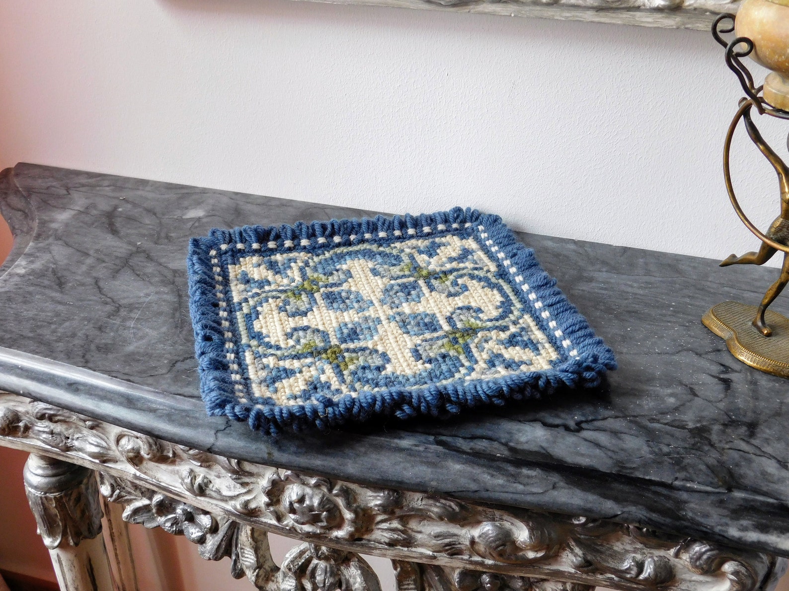 Classic Portuguese Arrailolos Needlepoint Handmade Rug. Small - Etsy