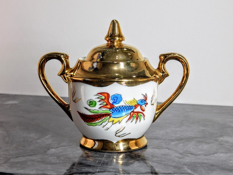 Vintage Japanese Coffee Set in Pattern Porcelain Dragon and | Etsy