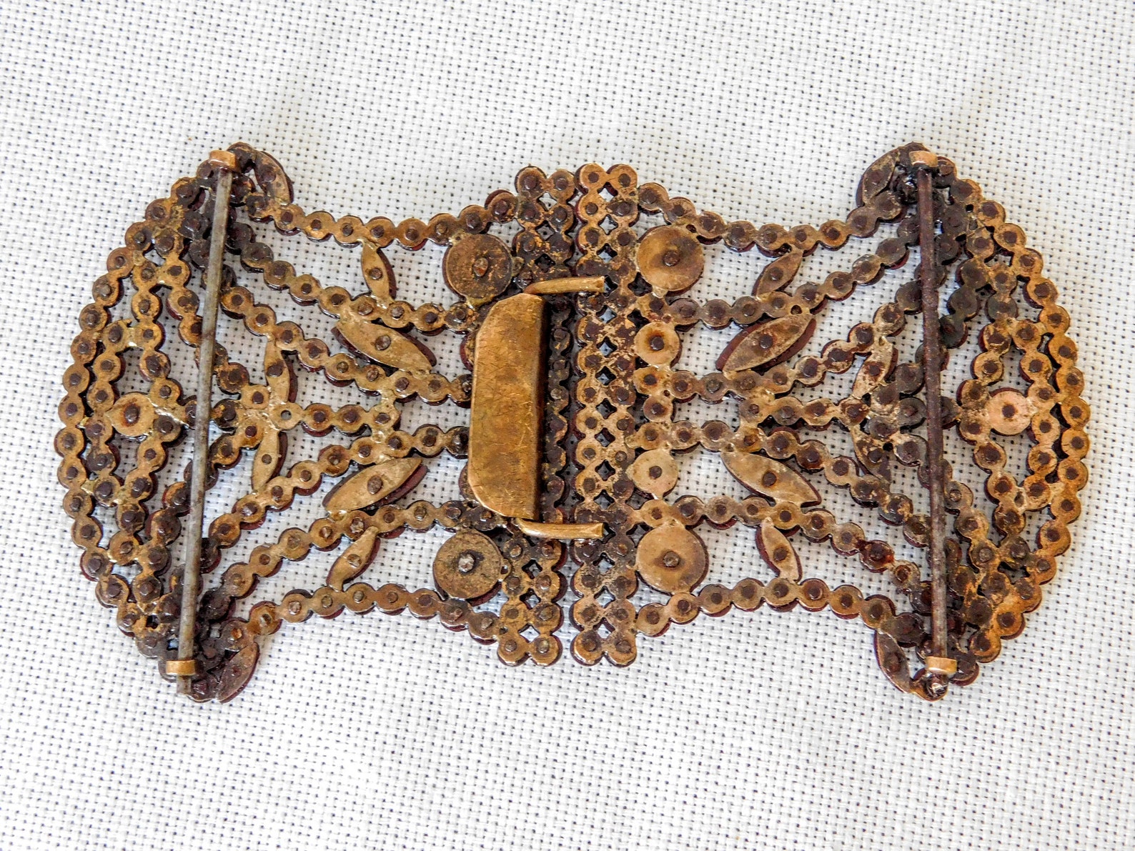 Antique Edwardian Cut Steel Buckle 1800s. Steampunk Costume - Etsy