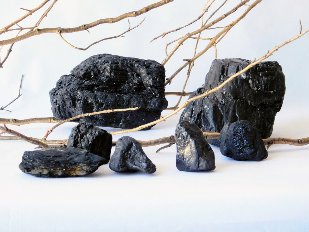 Set Black Volcanic Rock Specimens. Sea-drifted, Ideal for Aquariums ...