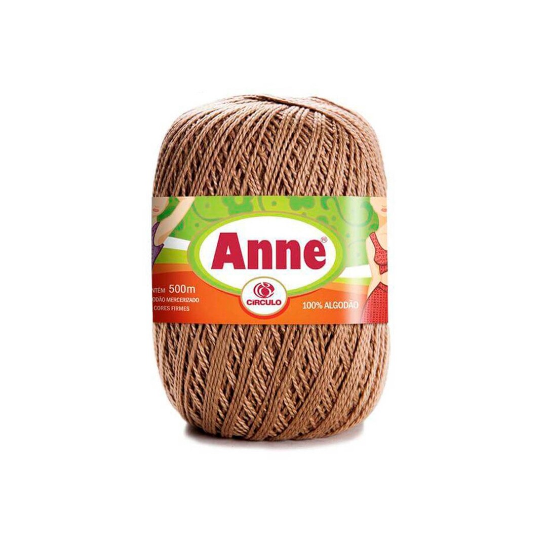 Circulo Anne Yarn, 100% Mercerized Cotton, 500m Ball, Crochet Garments ...