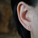 Sterling Silver Hashtag Stud Earrings/hashtag Earring/#sign Studs ...