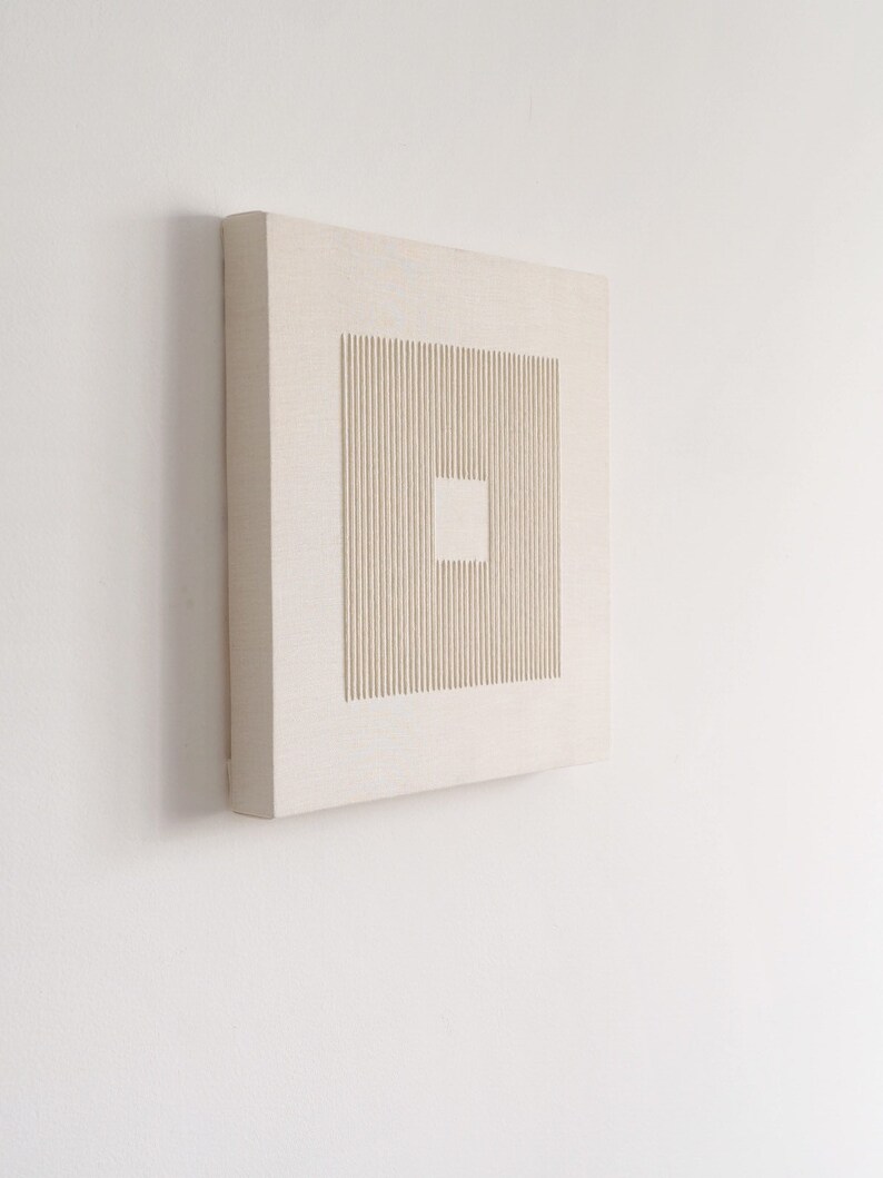 06 Minimal Embroideryfiber Art Modern Embroidery Modern - Etsy