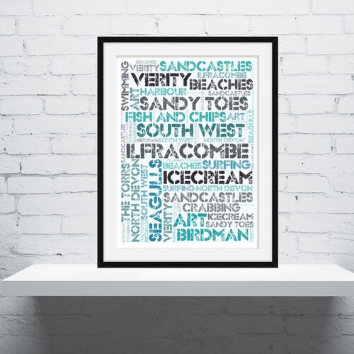 Personalised Camera Word Art Print - Etsy