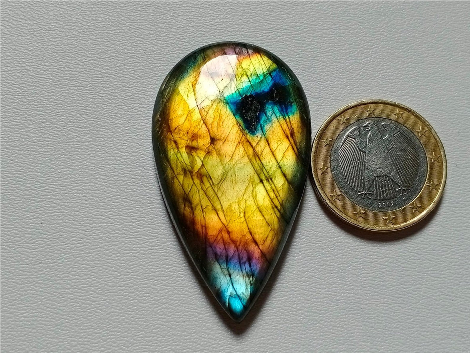 Gorgeous Rare Multi Yellow Labradorite Gemstone Handmade - Etsy