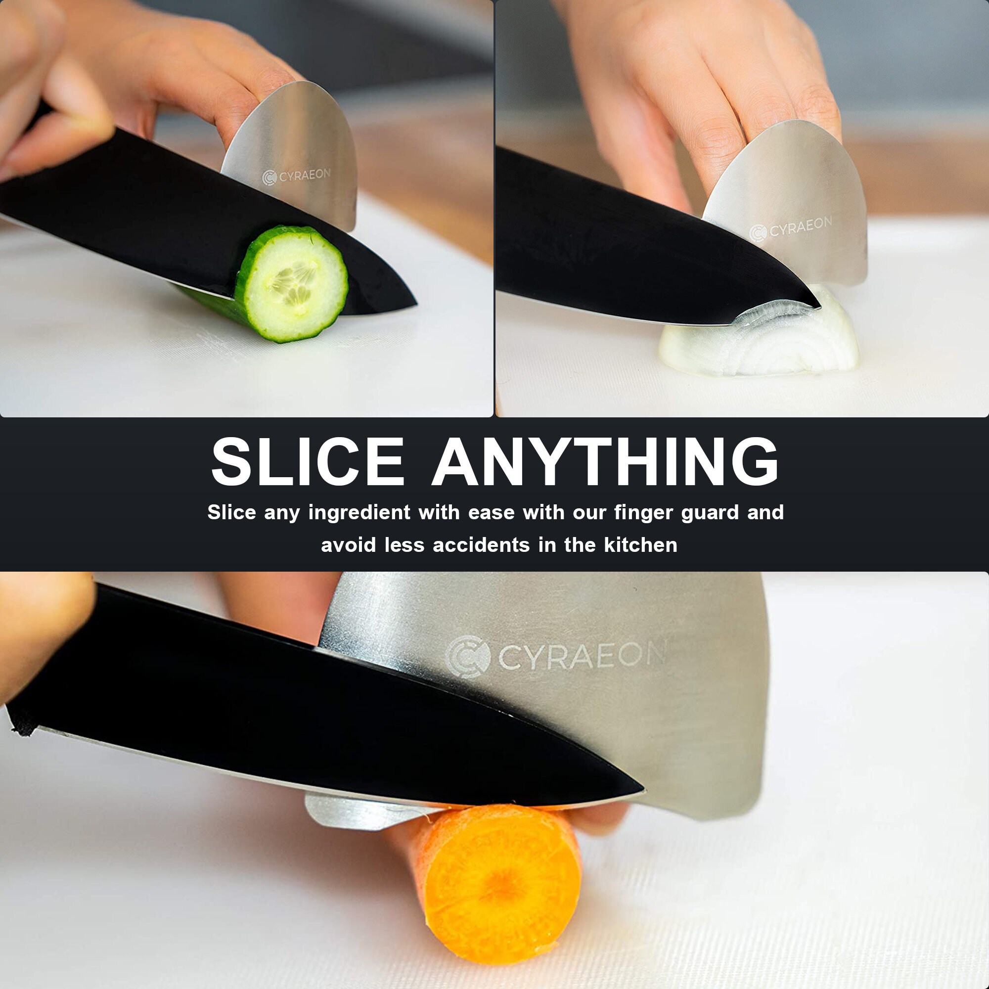 Cyraeon Chopping Finger Guard Cut Protection Stainless Steel - Etsy