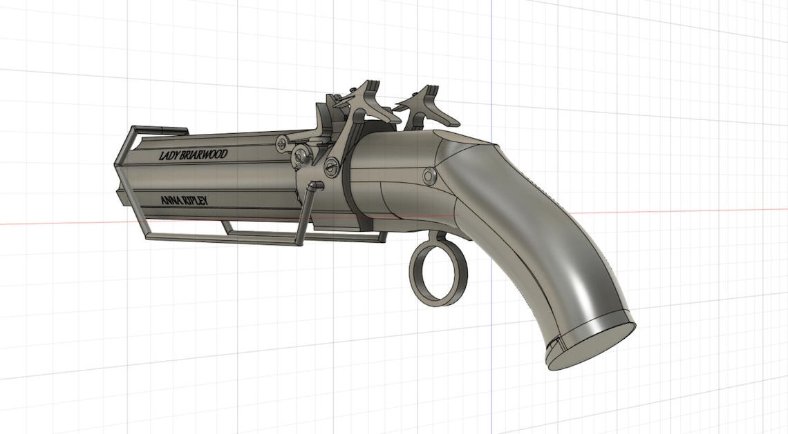 Legend of Vox Machina Percy Inspired Pepperbox 3d File | Etsy UK