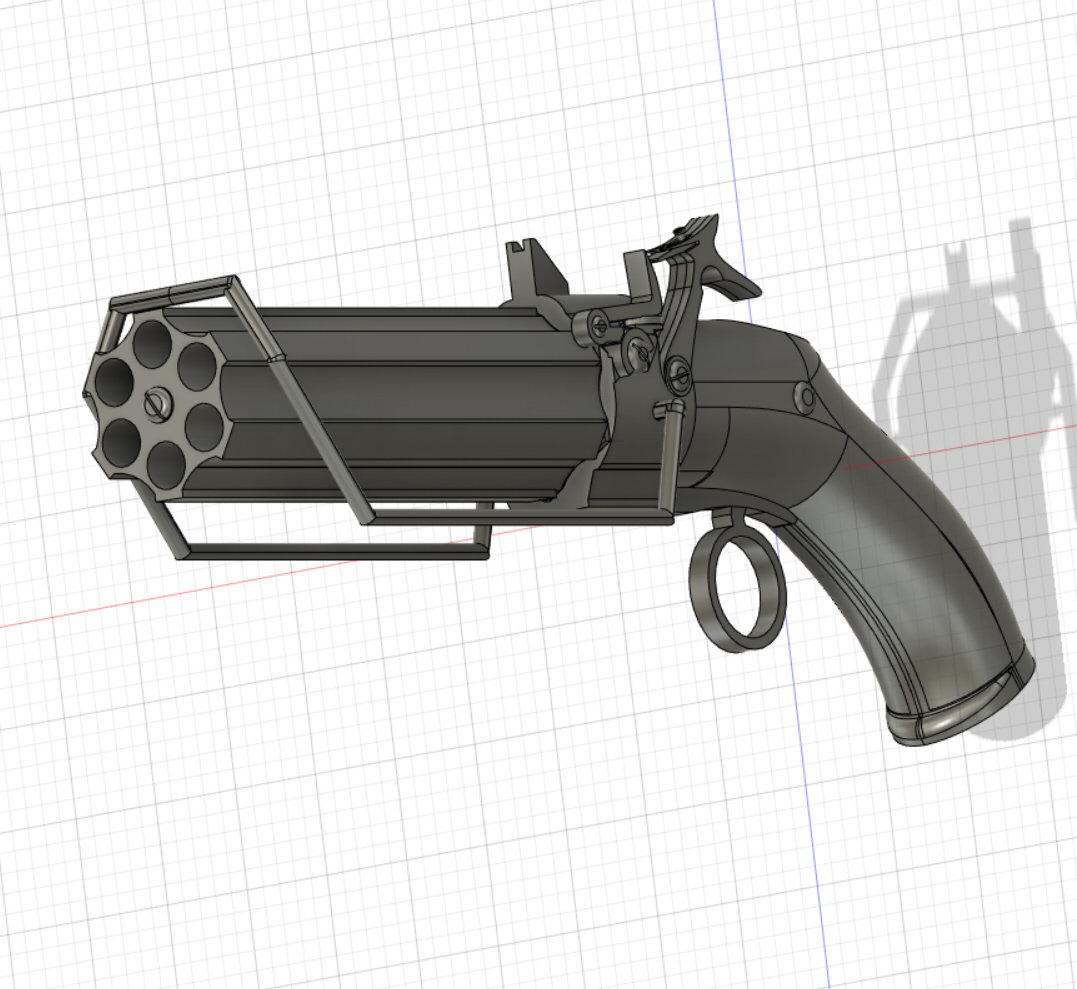 Legend of Vox Machina Percy Inspired Pepperbox 3d File - Etsy Australia