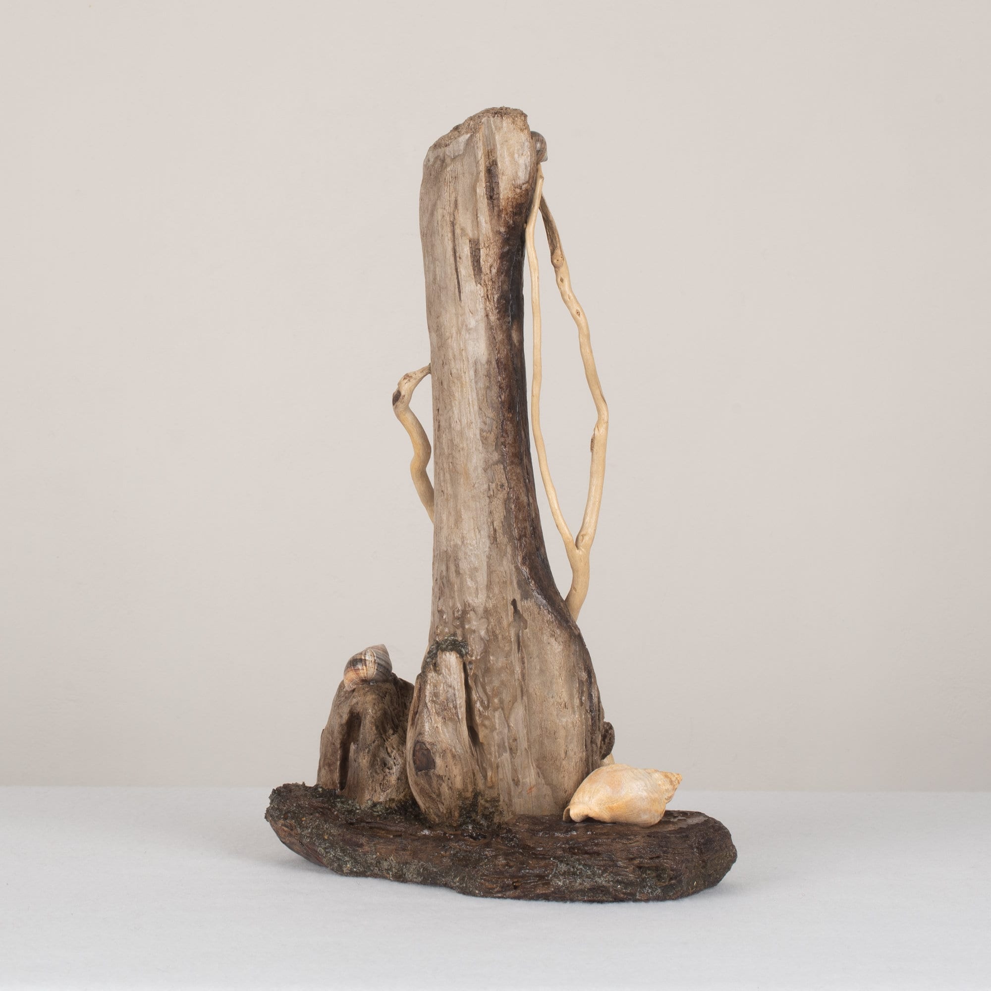 Shell Tower Fairy House Driftwood Sculpture Abstract Art - Etsy